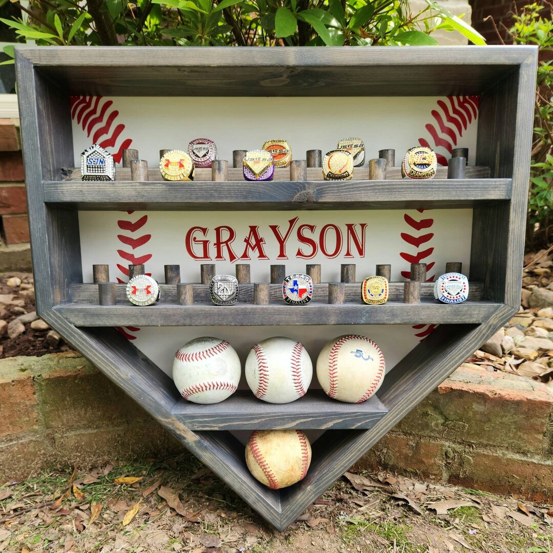 Baseball Ring Display Holder, Personalized - Etsy