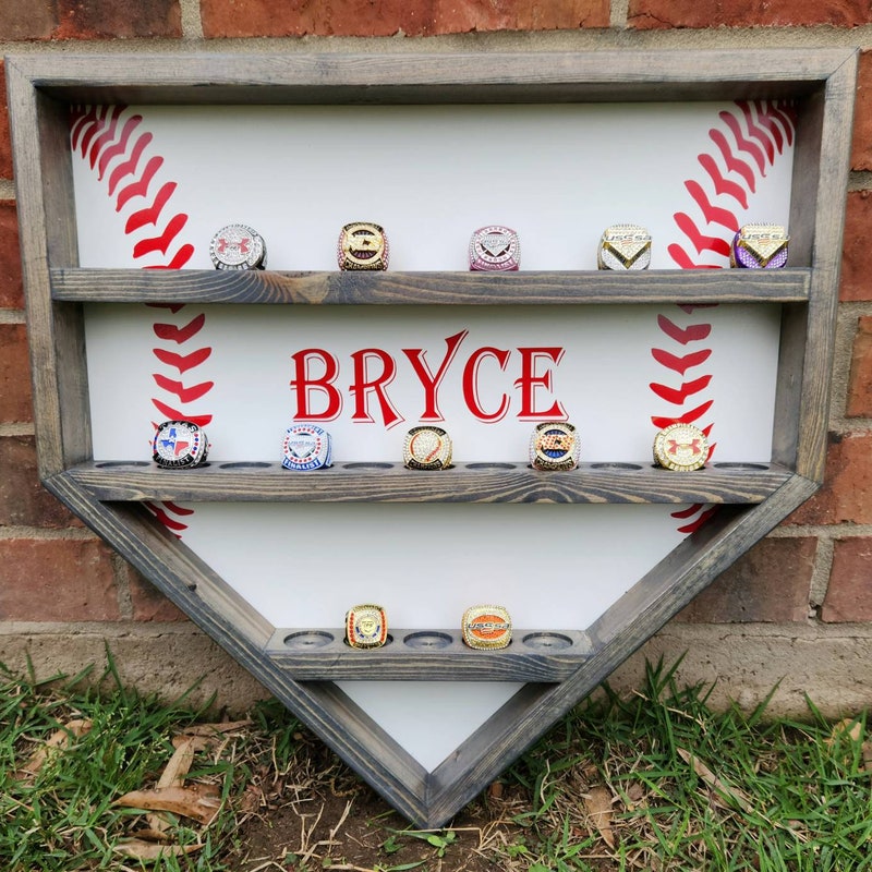 Baseball Ring Display - Etsy