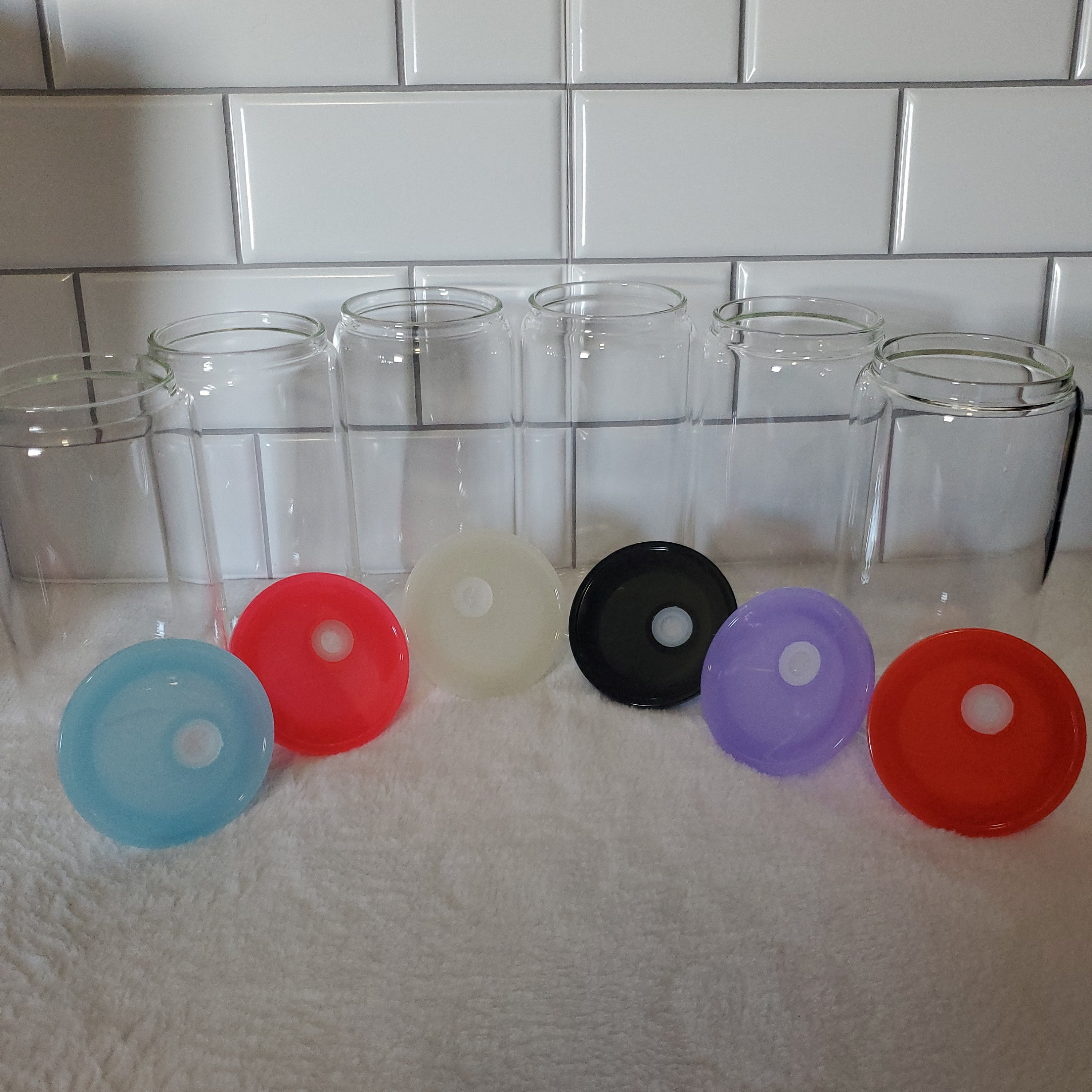 6 Piece Blank 16oz Libby Glass Cans - Etsy