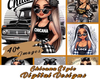 Chicana Chola Style ,PNG, Old School - Etsy