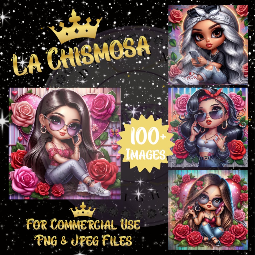 100+ La Chismosa (miss Gossip) Digital Images Png Tumbler Wrap Tshirt ...