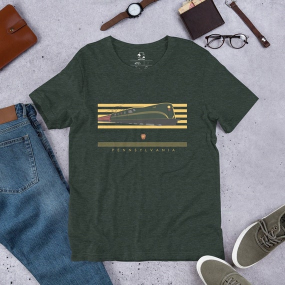 Pennsylvania Railroad Train Shirt Broadway Limited PRR GG1 - Etsy