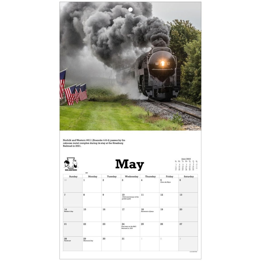 2023 Train and Railroad Wall Calendar - Etsy