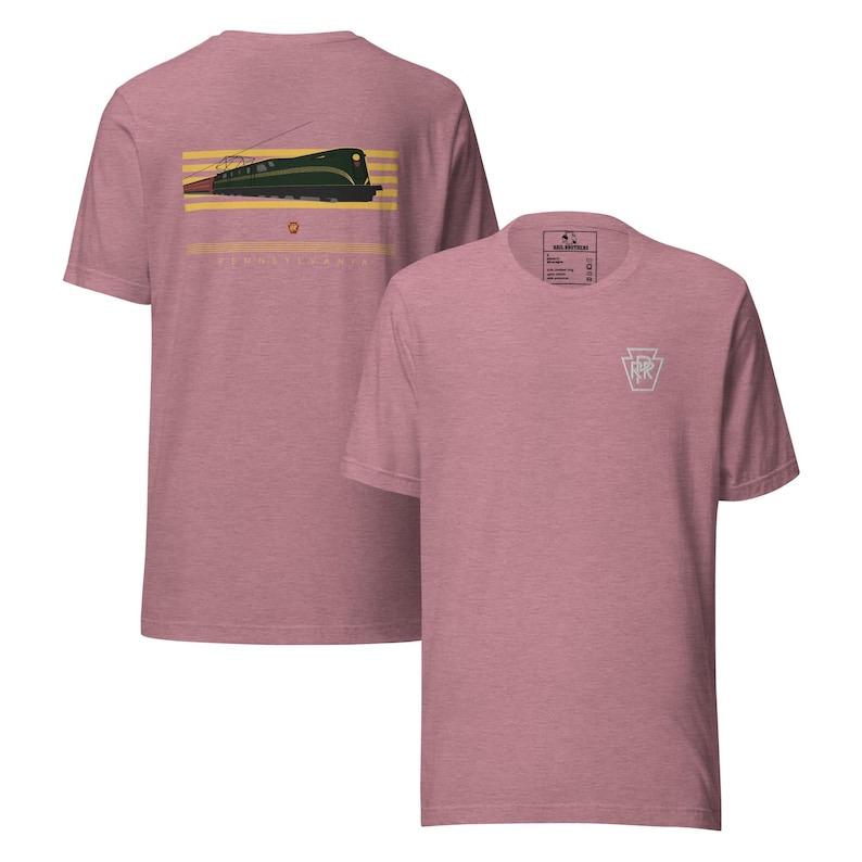 Pennsylvania Railroad PRR Logo + GG1 Train Shirt – Embroidered ...