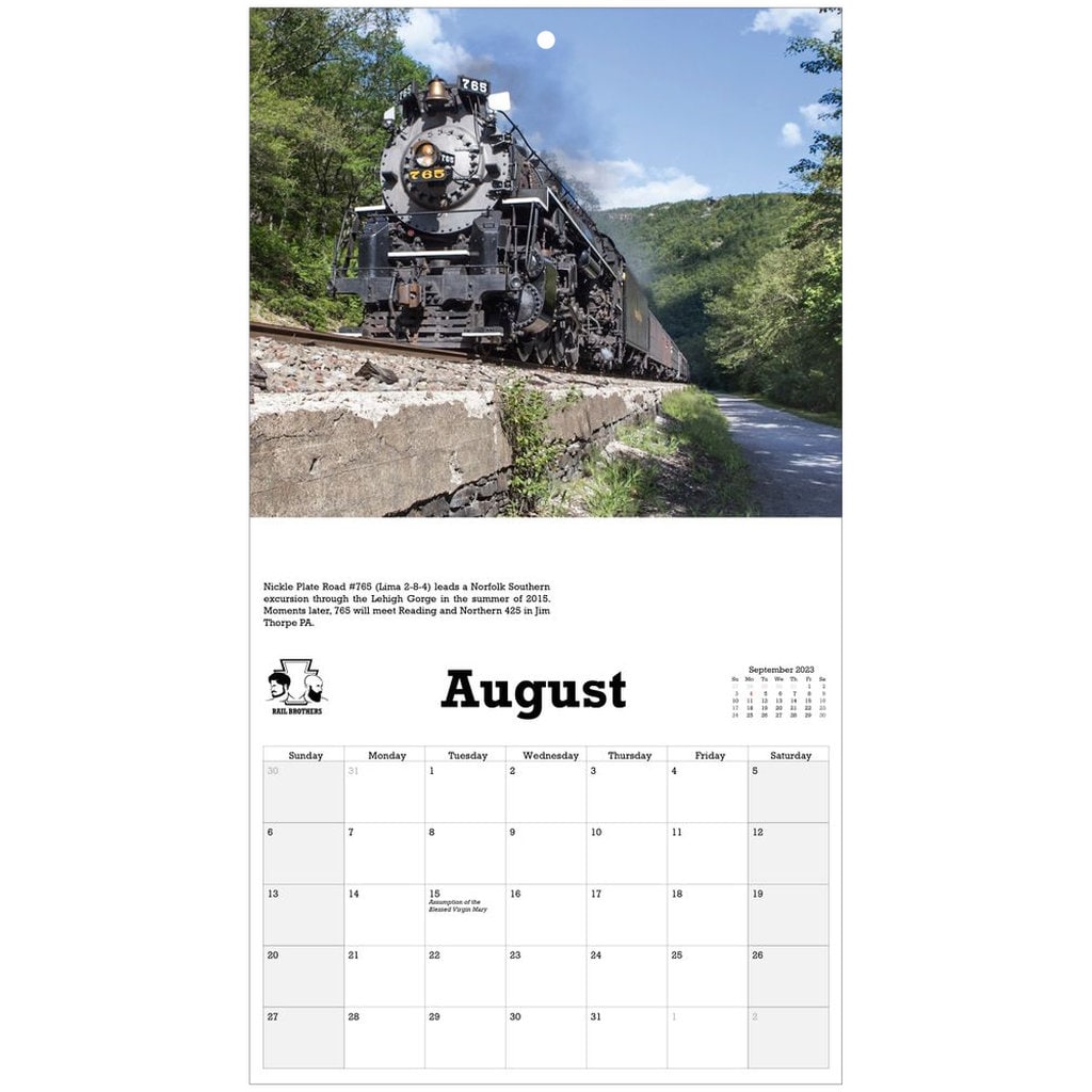 2023 Train and Railroad Wall Calendar - Etsy