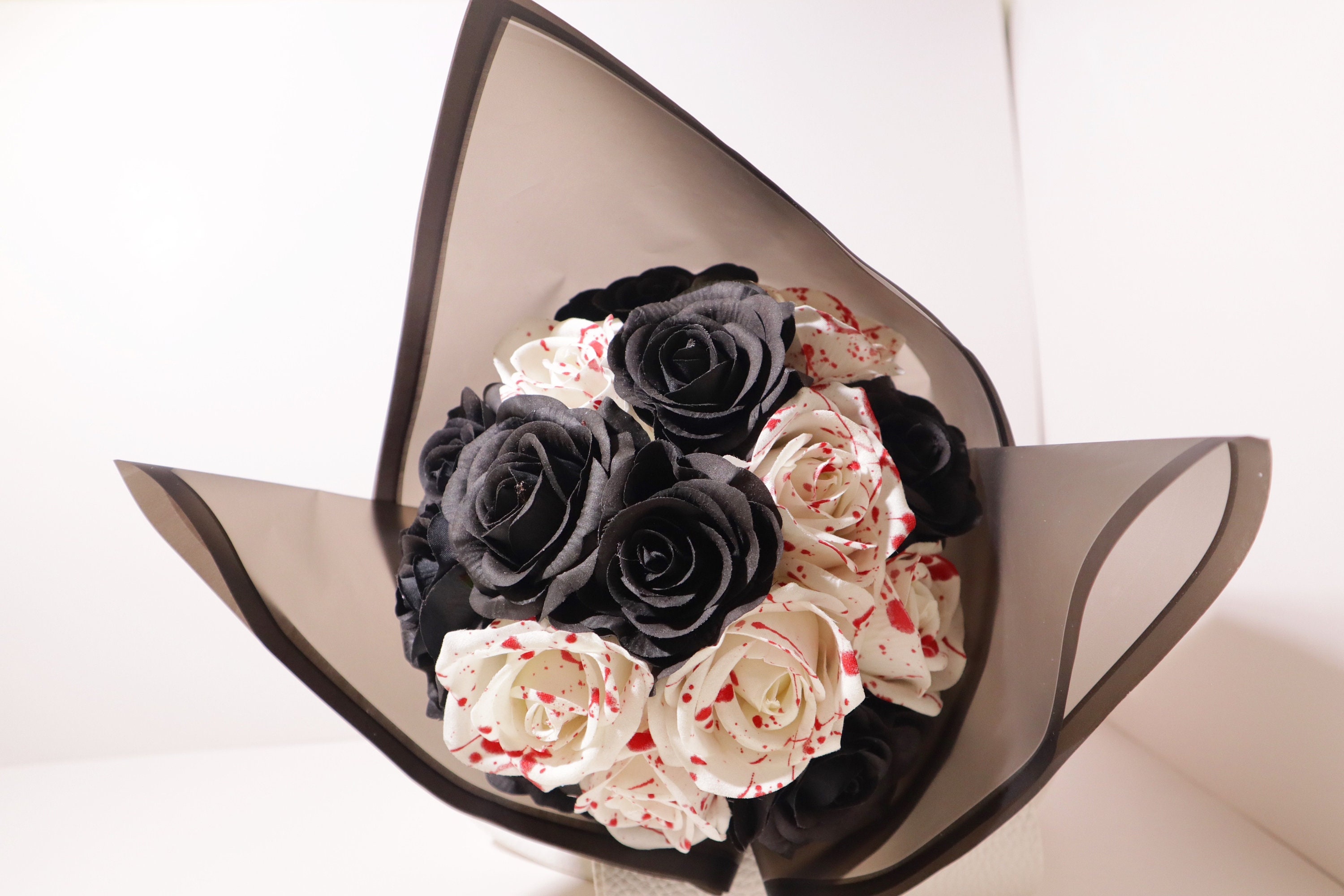 I Would Die for You - Horror Inspired Artificial Blood Splatter Rose ...