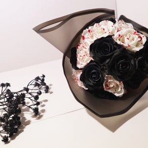 I Would Die for You - Horror Inspired Artificial Blood Splatter Rose ...