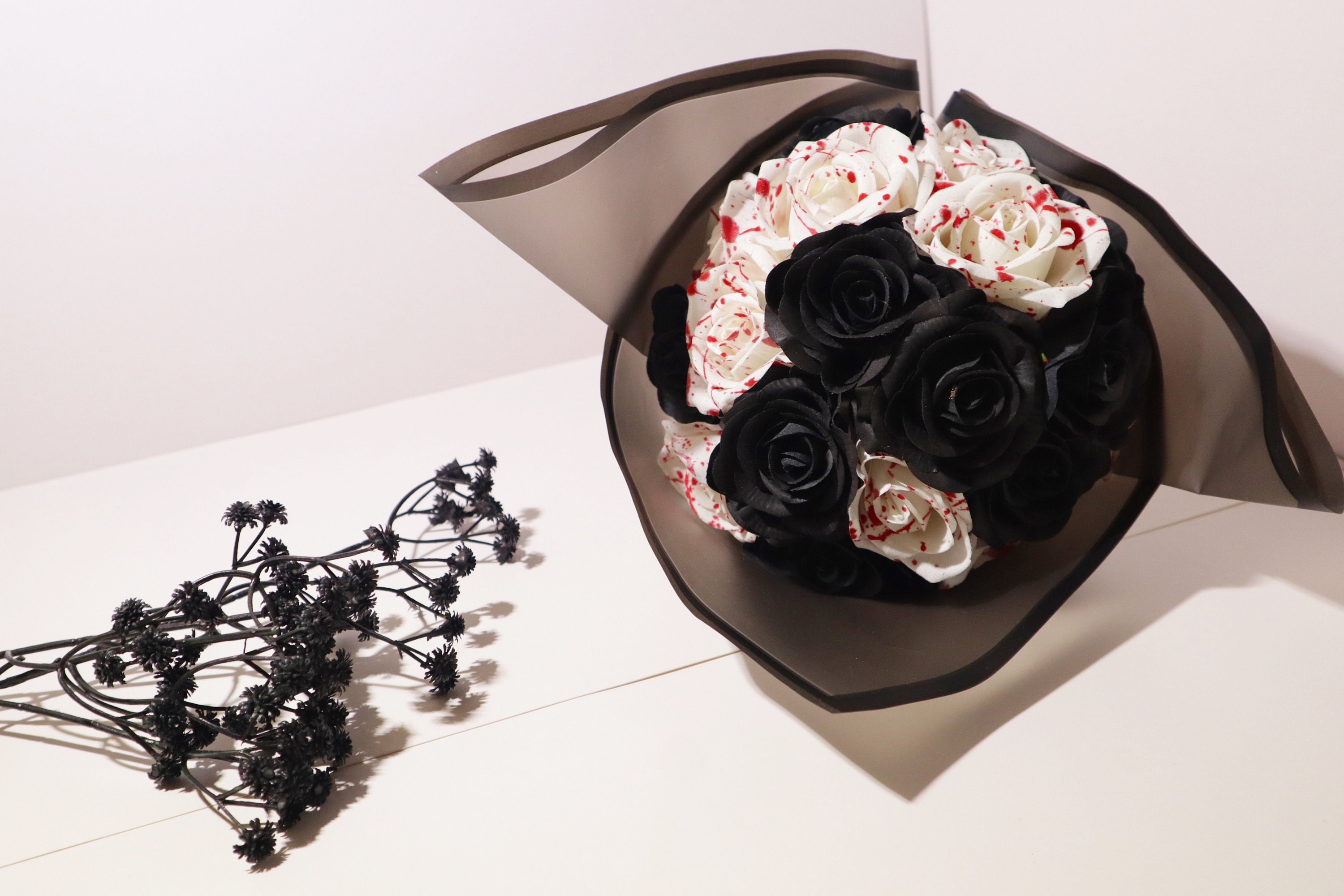 I Would Die for You - Horror Inspired Artificial Blood Splatter Rose ...