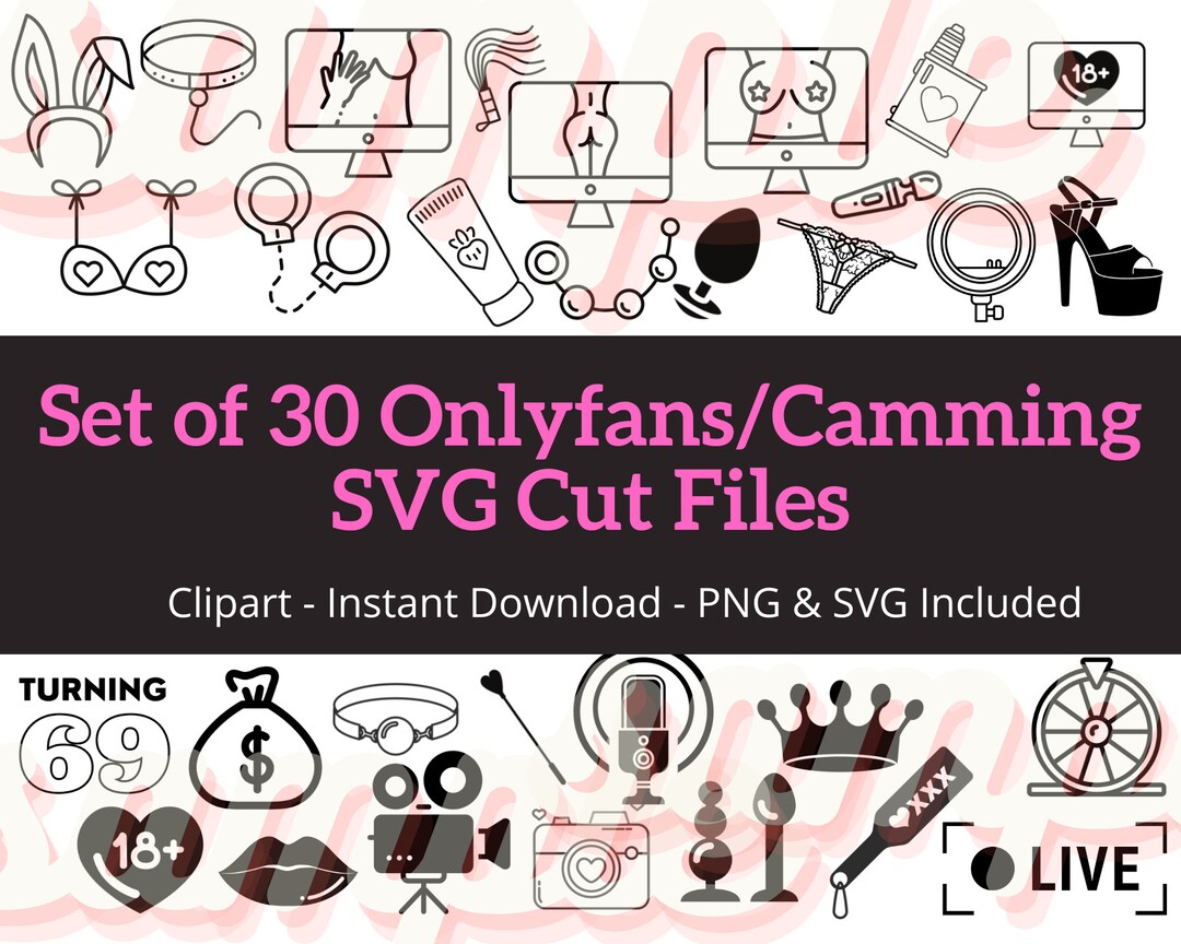 Sexy Adult Industry Naughty SVG PNG Bundle | Sex Toys | Sex Work ...