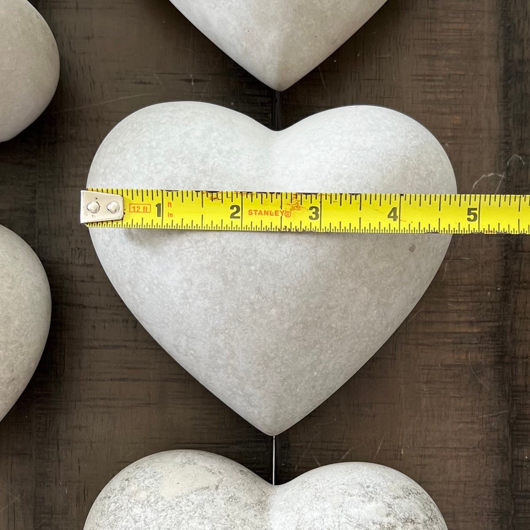 Concrete Heart Garden Decoration / Indoor Decoration / Memorial - Etsy