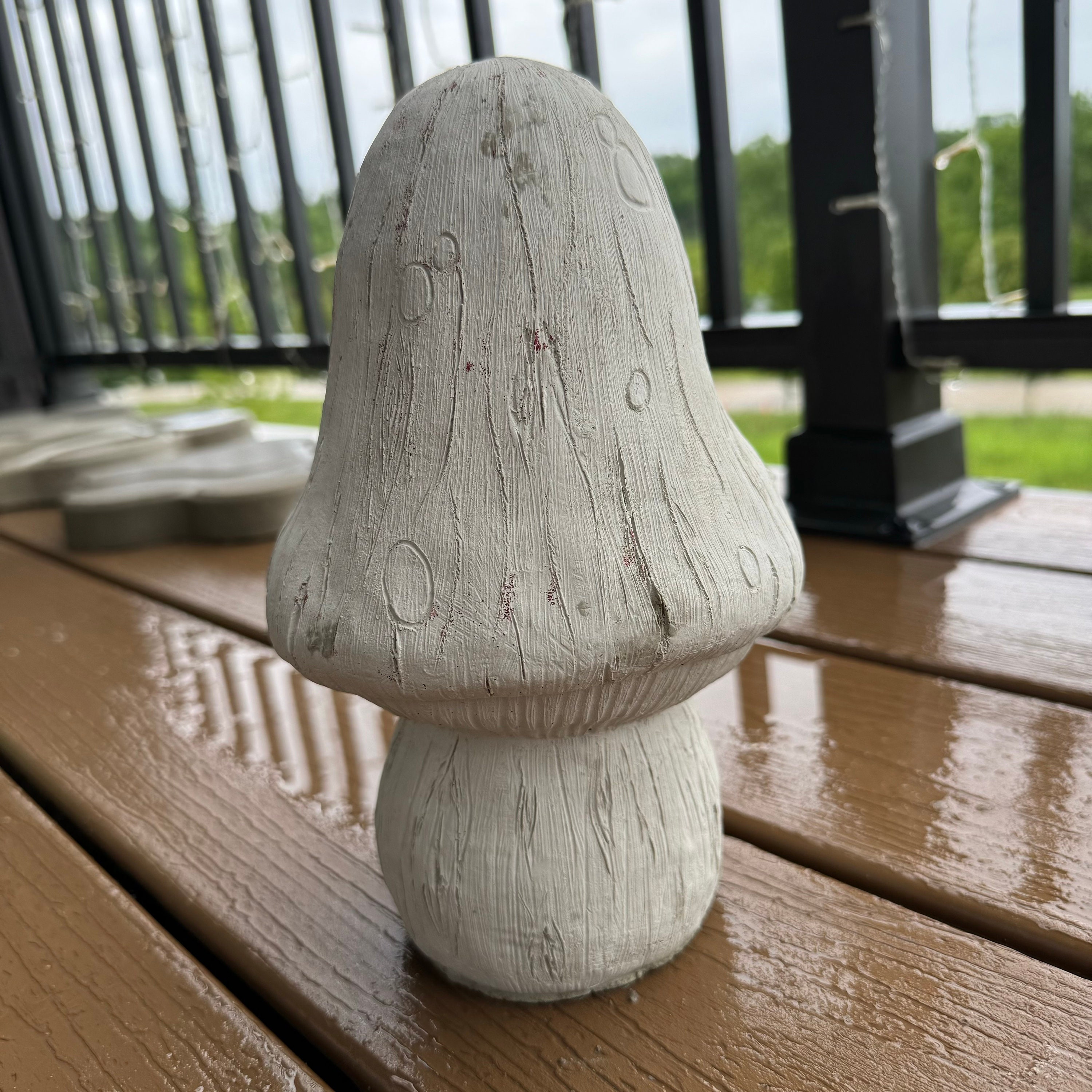 Concrete Mushrooms / Toadstools Set of 3 - Etsy