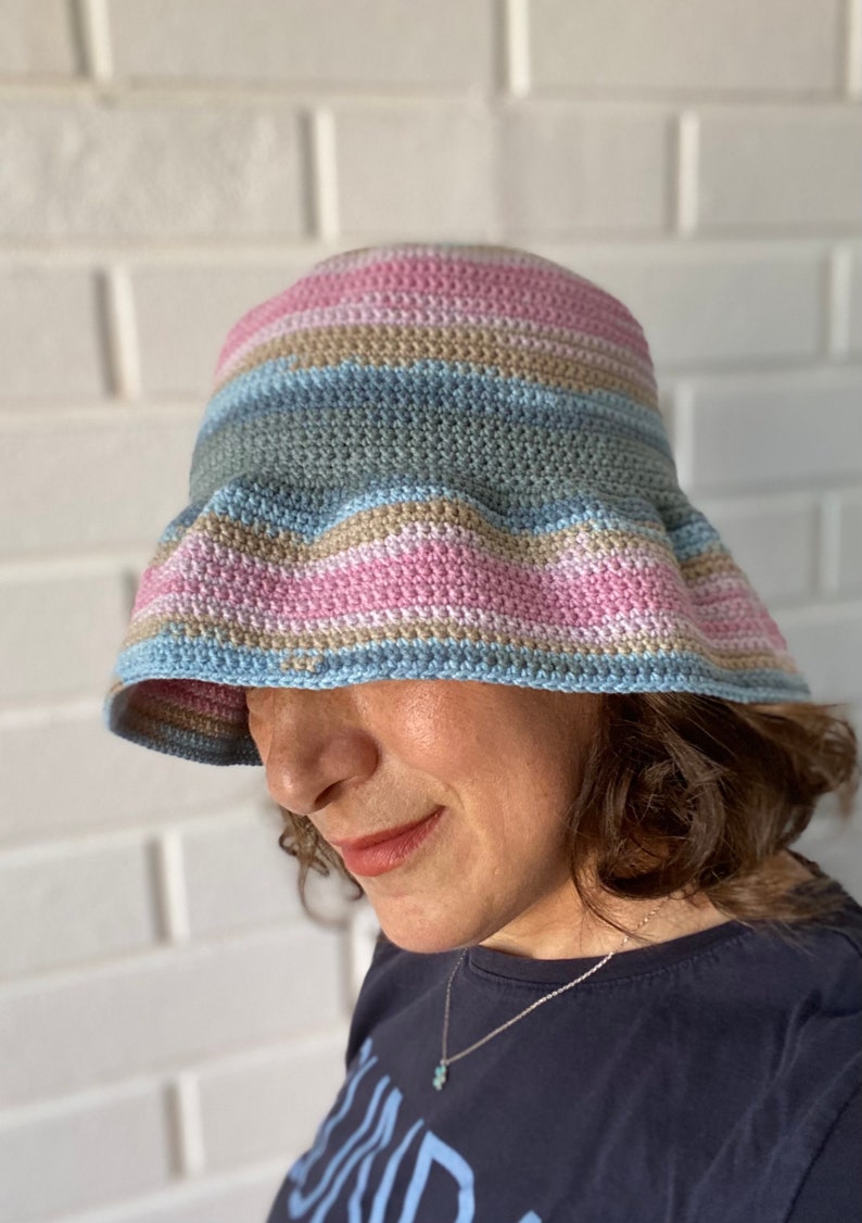 Crochet Bucket Hat, Knitted Bucket Hat, Bucket Hat for Women, Bucket ...
