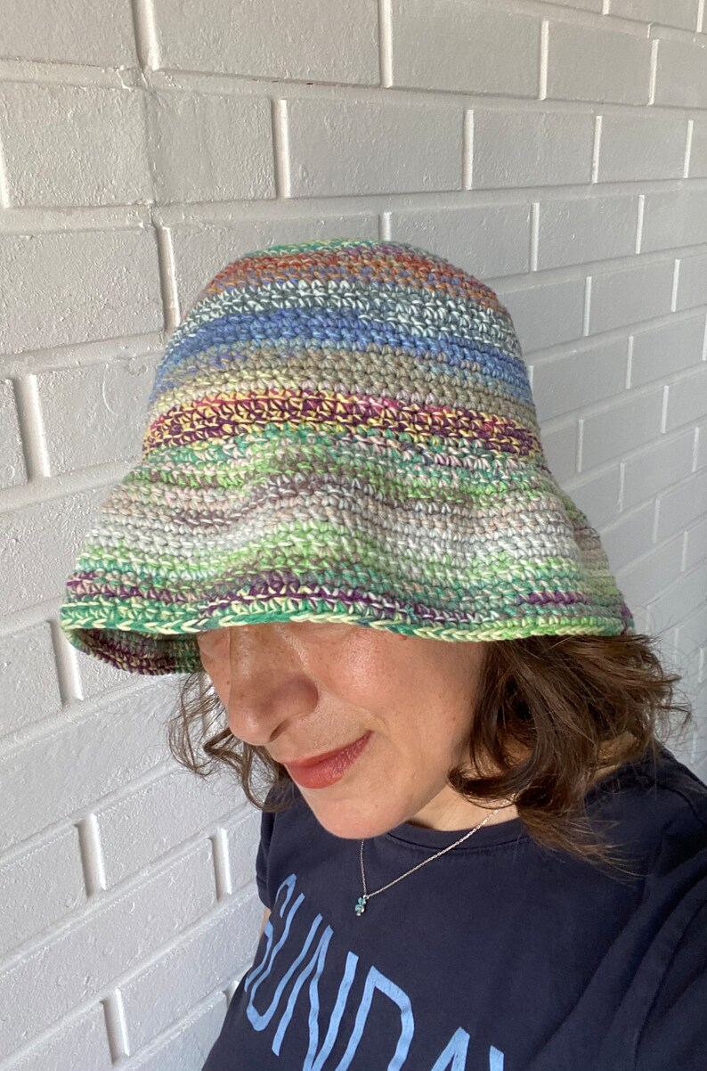 Crochet Bucket Hat, Bucket Hat for Men, Bucket Hat for Women, Knitted ...