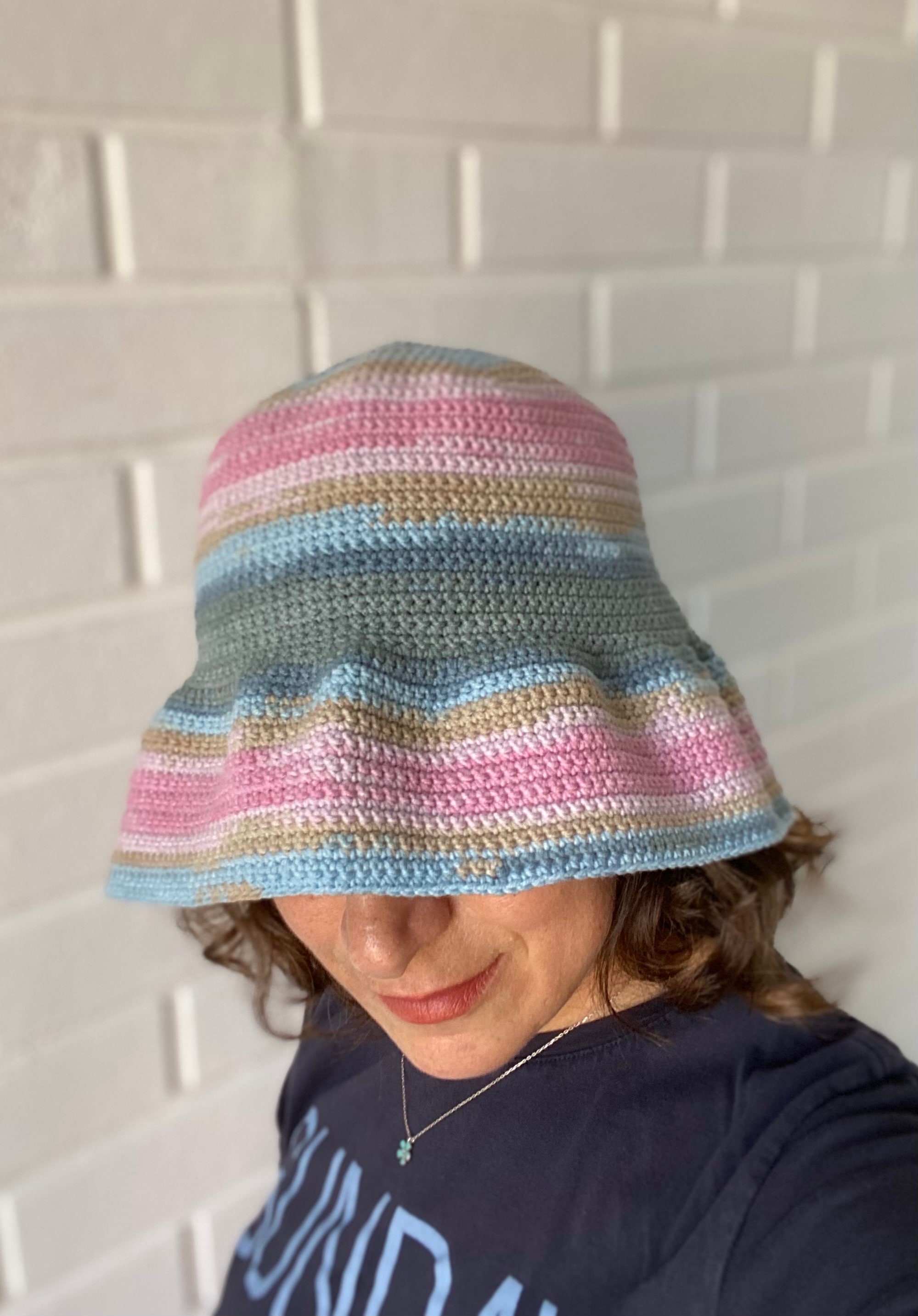 Crochet Bucket Hat, Knitted Bucket Hat, Bucket Hat for Women, Bucket ...
