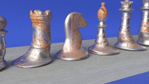 MELTING CHESS ART - Etsy