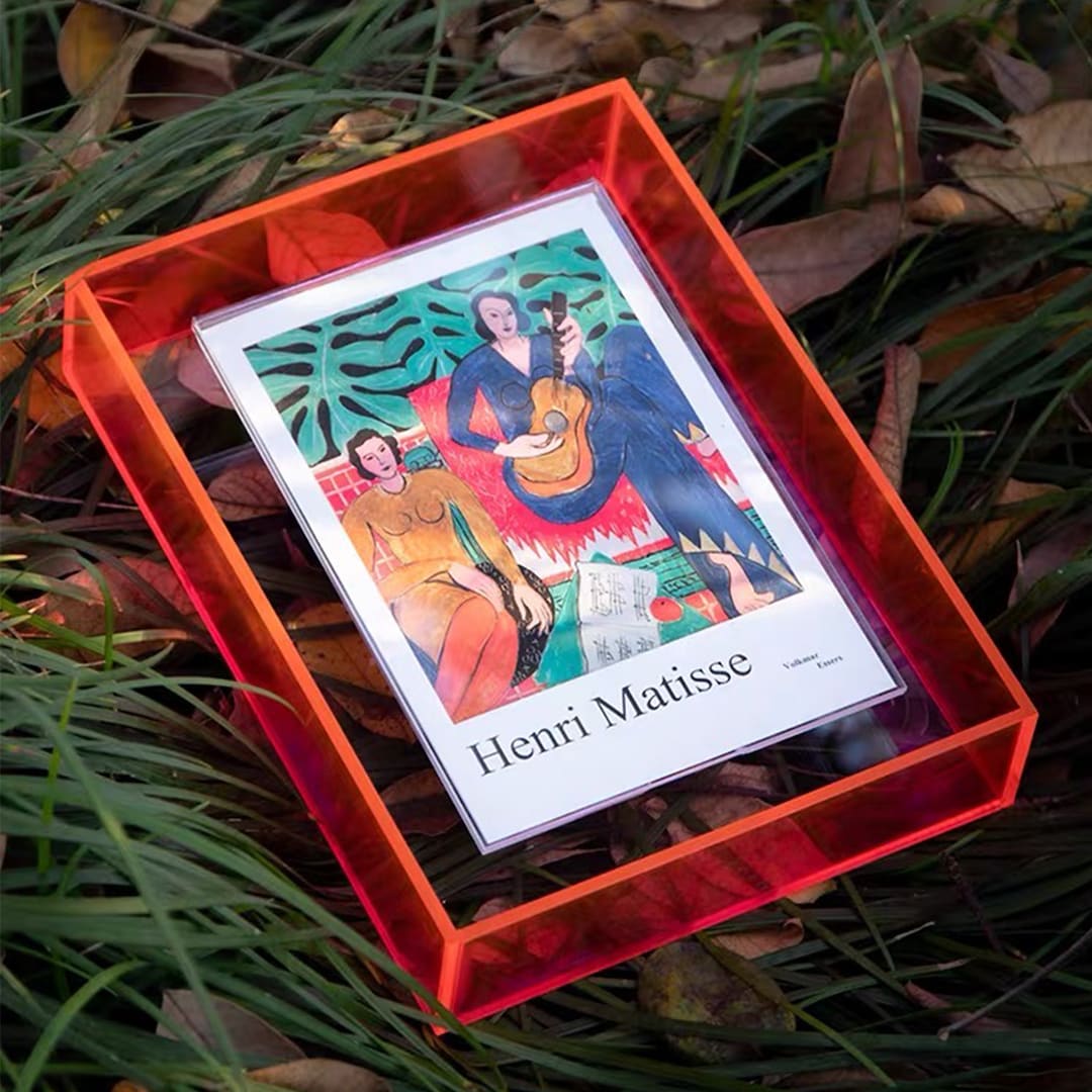 Neon Acrylic Floating Frame – Double Acrylic Picture Frame for Posters ...