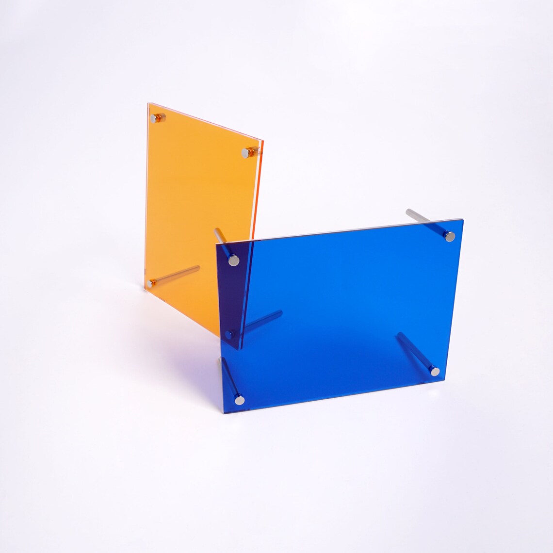 Double Acrylic Table Frame Neon Frame Colorful Diy - Etsy