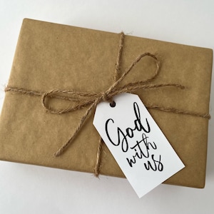 Printable Christian Christmas Gift Tags Digital Download God With Us to ...