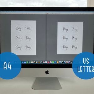 Printable Baby Boy Gift Tag | Digital Download | It’s a Boy | Baby ...