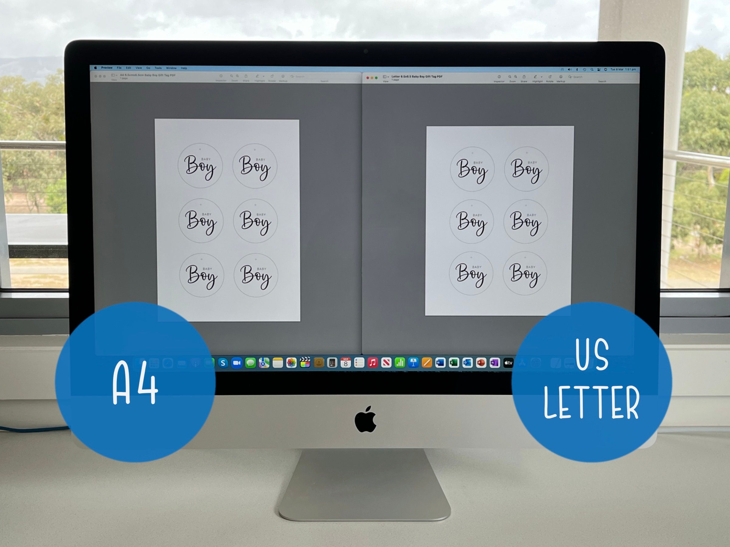 Printable Baby Boy Gift Tag | Digital Download | It’s a Boy | Baby ...