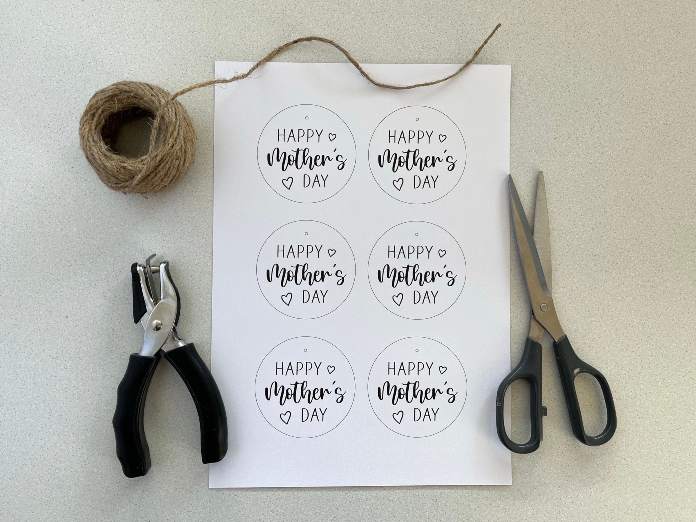 Printable Mother's Day Gift Tag | Digital Download | Happy Mother's Day ...