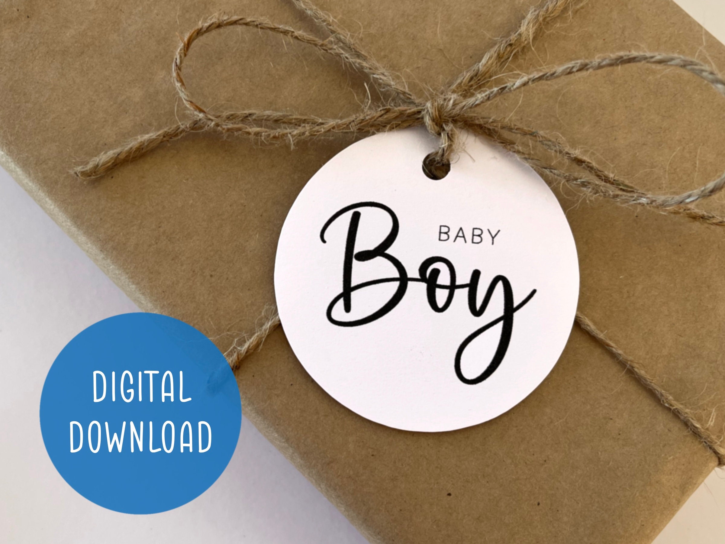 Printable Baby Boy Gift Tag Digital Download Its a Boy - Etsy