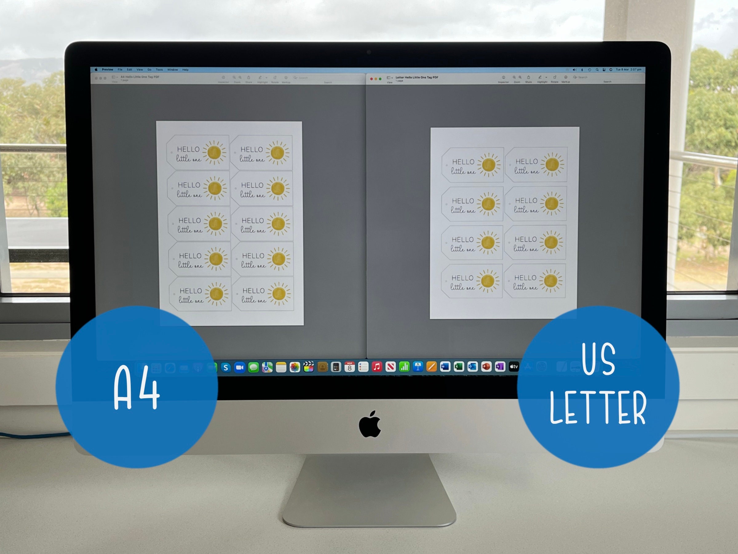 Printable Newborn Baby Gift Tag Digital Download Hello Little One Baby ...