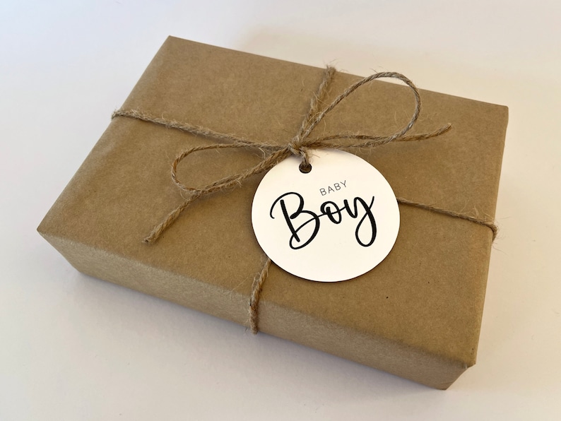 Printable Baby Boy Gift Tag | Digital Download | It’s a Boy | Baby ...