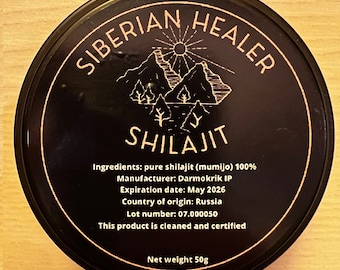 Organic Russian Shilajit Mumio Honey 4 Oz / Aphrodisiac / Energy ...