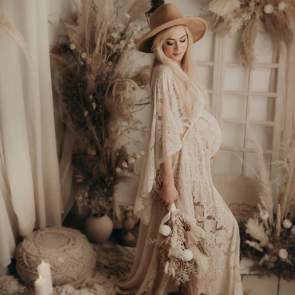 Boho Maternity Dress - Etsy