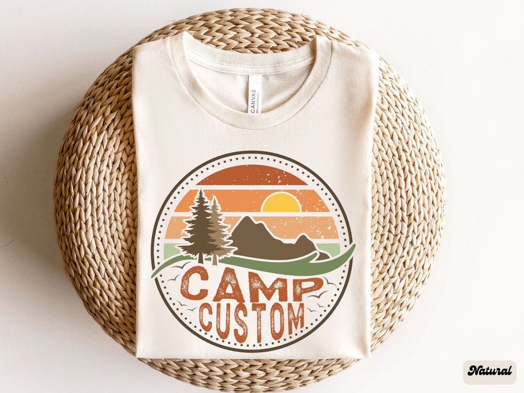 Custom Camp Shirt, Camper Gift, Matching Family Camping Trip Shirts ...
