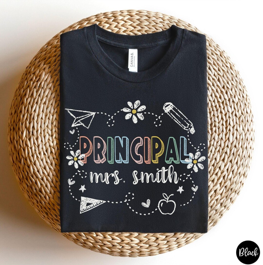 Personalized Principal Shirt, Custom School Principal Shirt, Principal ...