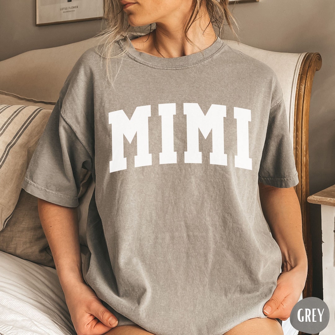 Mimi Shirt, Gift for Mimi, Grandma Comfort Colors Shirt, Promoted to ...