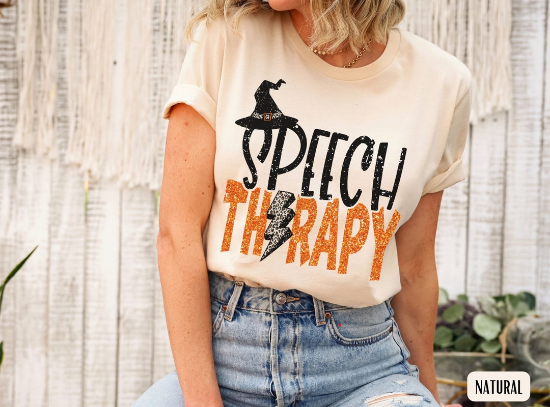 Halloween Speech Therapy Shirt, Spooky Speech Therapist Shirt, SLP ...