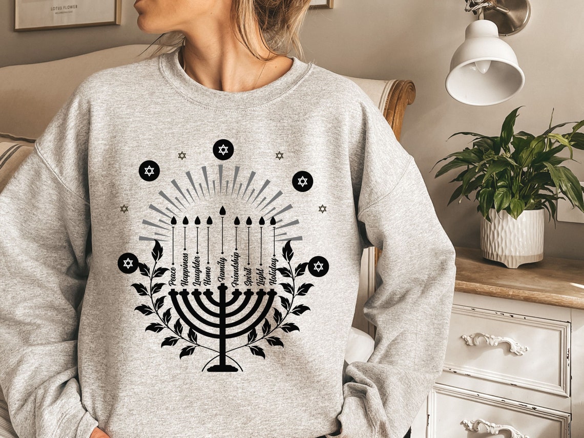Hanukkah Sweater, Hanukkah Sweatshirt, Happy Hanukkah Gift, Funny ...