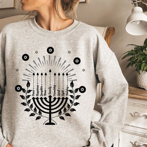 Hanukkah Sweater, Hanukkah Sweatshirt, Happy Hanukkah Gift, Funny ...