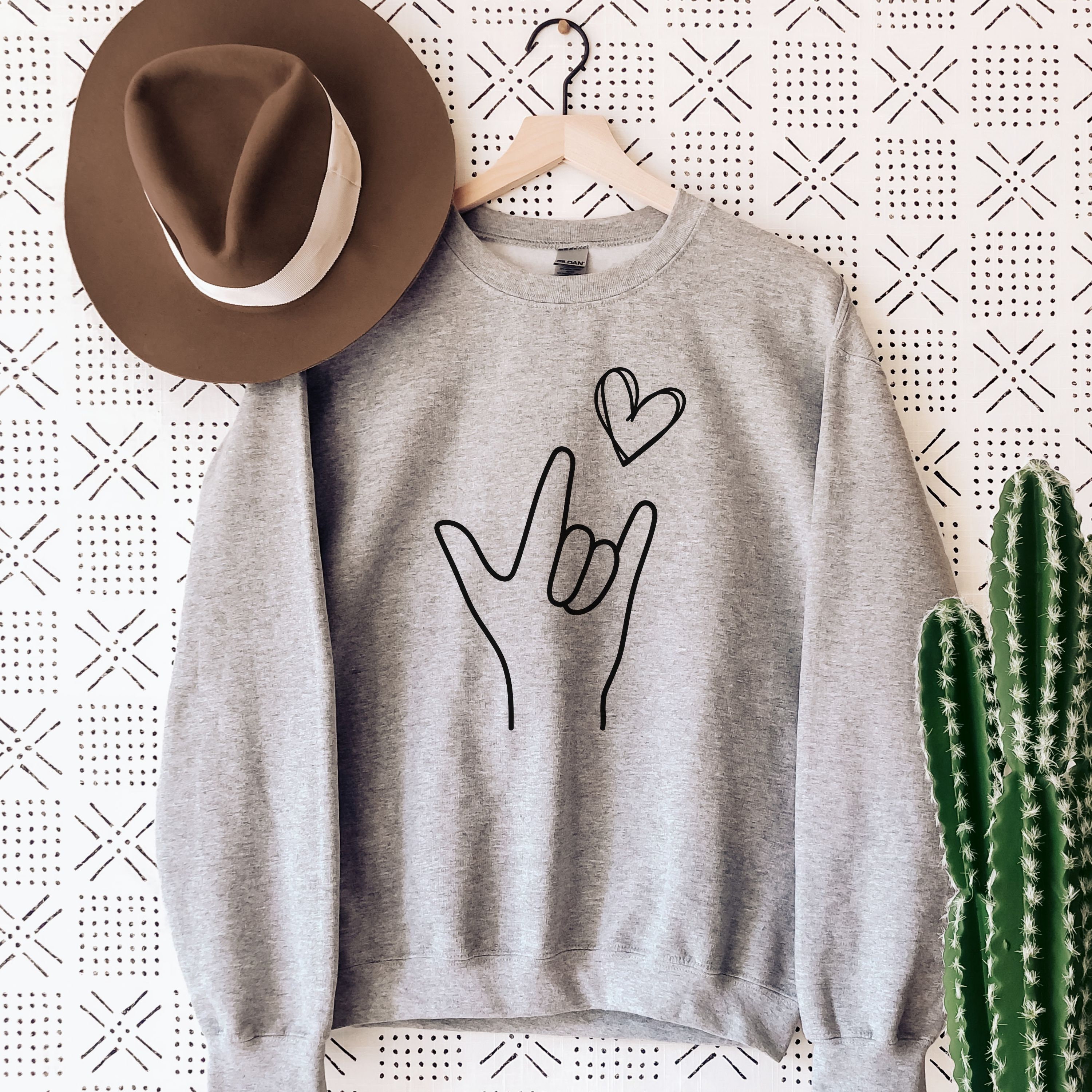 ASL Sweater, ASL I Love You Shirt, American Sign Language Love Tee ...