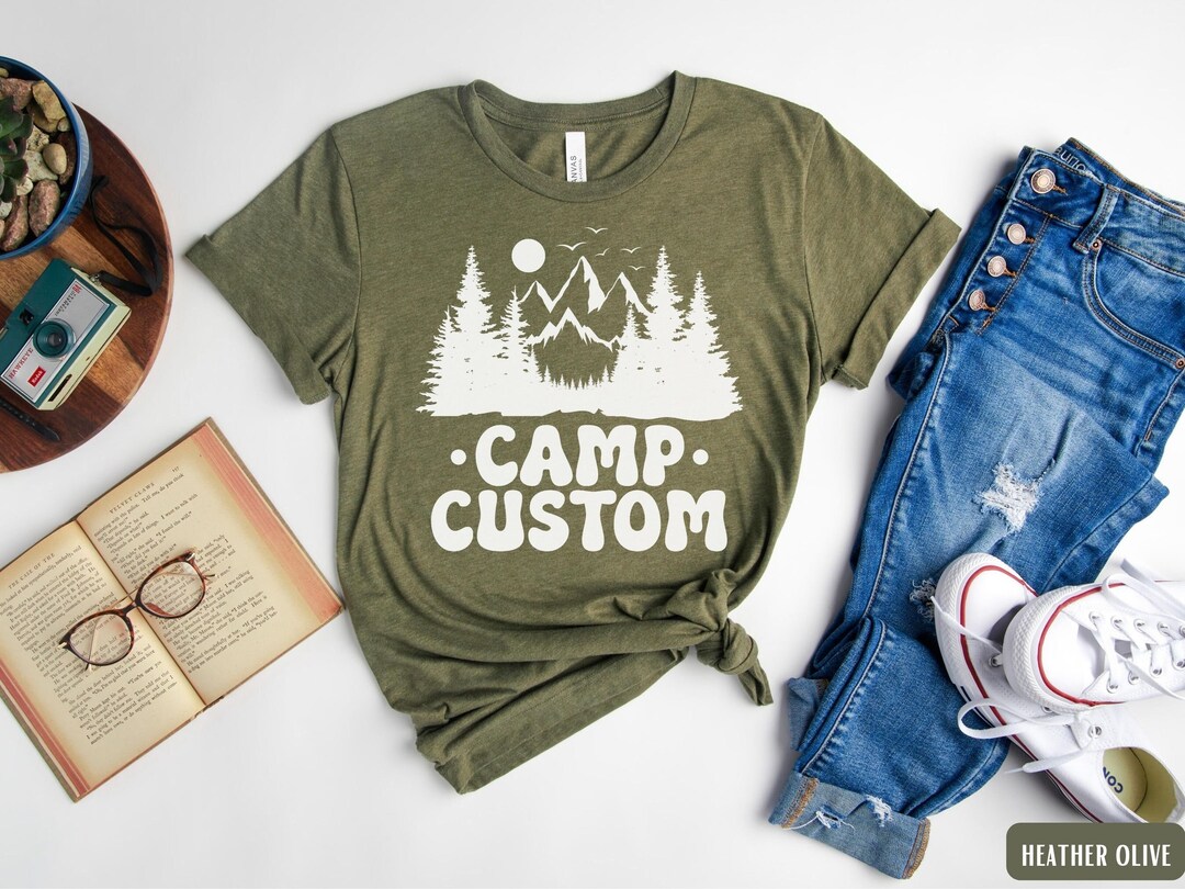 Custom Camp Shirt, Personalized Camping Shirt, Matching Family Camping ...