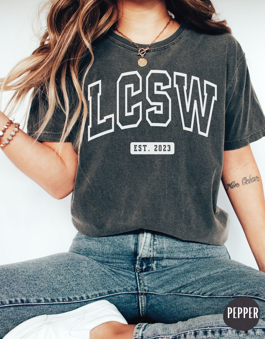 Licensed Clinical Social Worker Shirt, Custom LCSW T-shirt, New Social ...