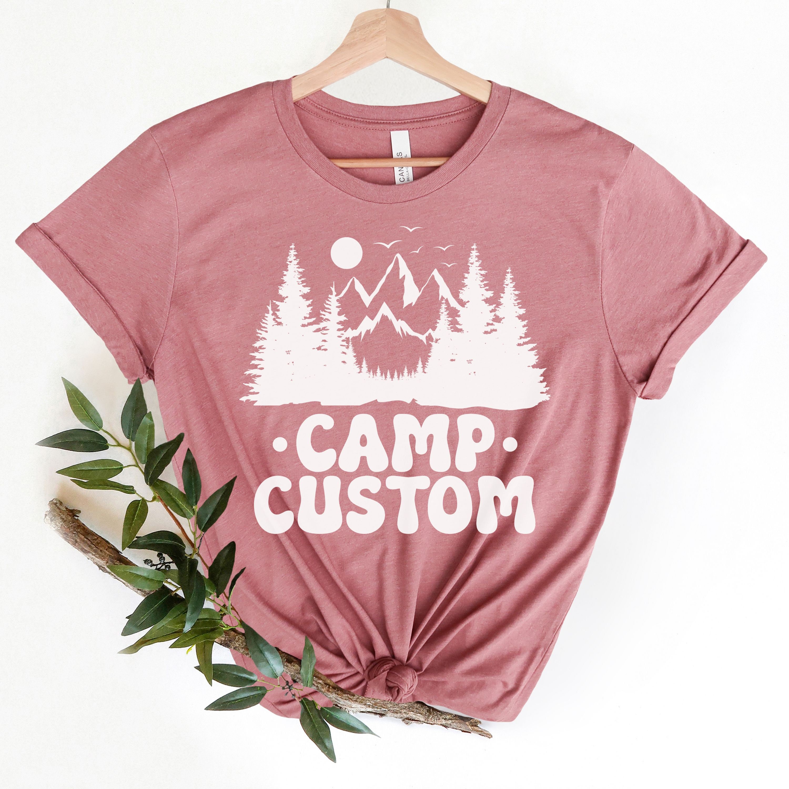 Custom Camp Shirt, Personalized Camping Shirt, Matching Family Camping ...