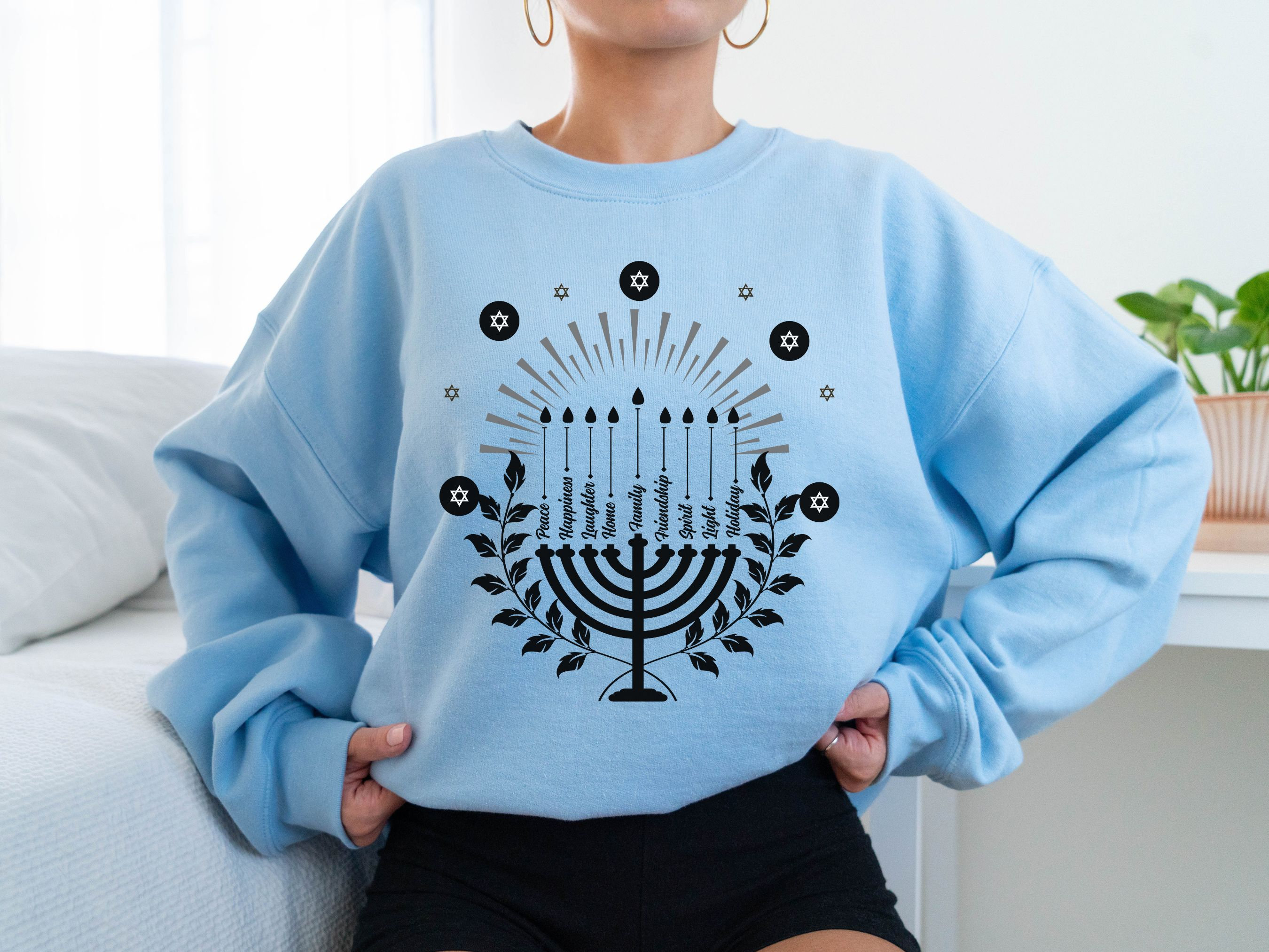 Hanukkah Sweater, Hanukkah Sweatshirt, Happy Hanukkah Gift, Funny ...