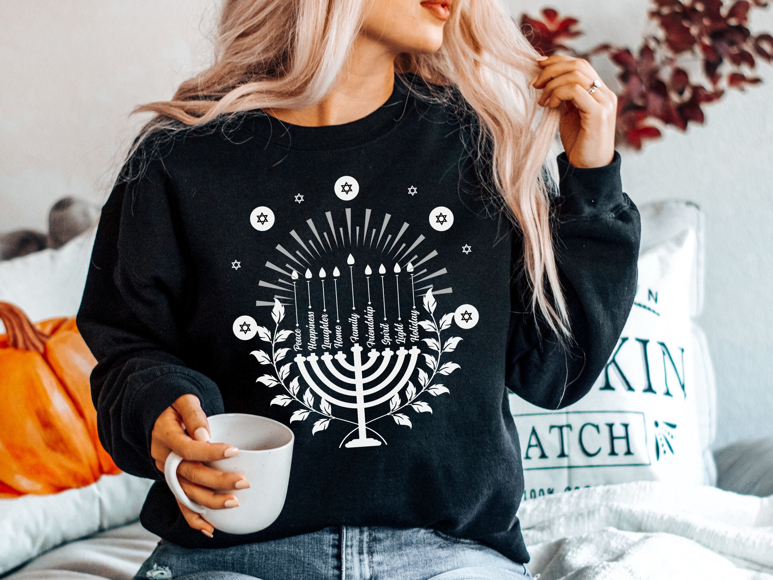 Hanukkah Sweater, Hanukkah Sweatshirt, Happy Hanukkah Gift, Funny ...