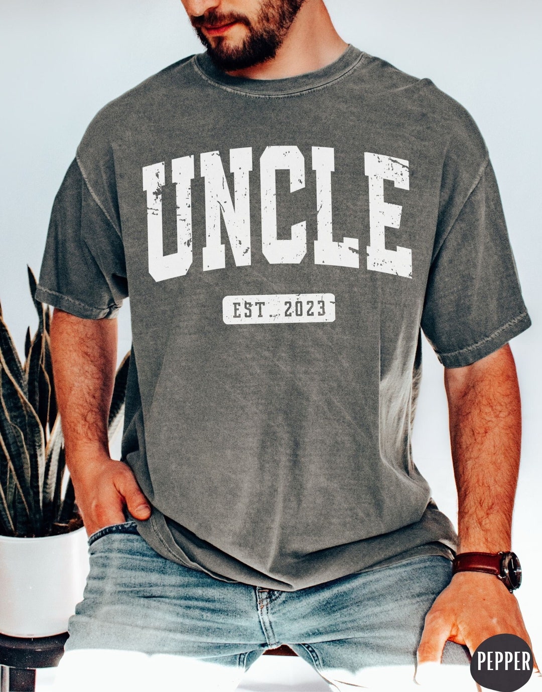 Uncle Est 2024 Shirt, New Uncle T-shirt, Comfort Colors, Uncle Reveal ...