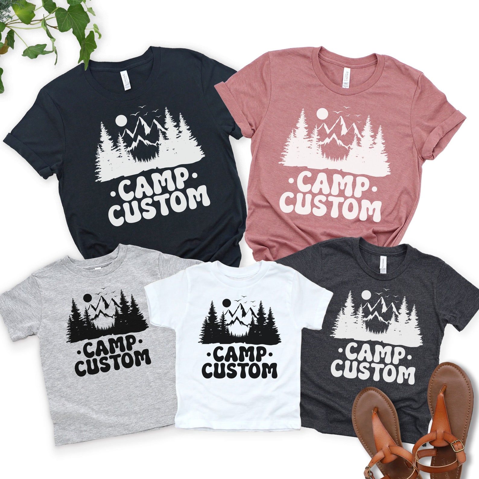 Custom Camp Shirt, Personalized Camping Shirt, Matching Family Camping ...