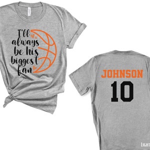 Personalized Basketball Shirt, Custom Basketball Fan Gifts, Mother's ...