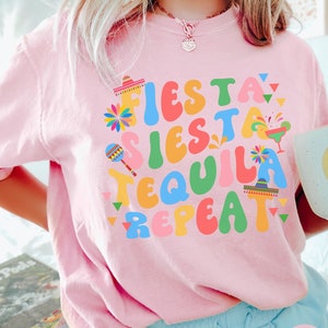 Retro Final Fiesta Bachelorette Party Shirts, Comfort Colors Mexico ...