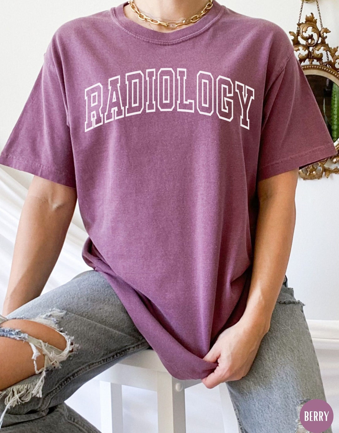 Radiology Shirt, Radiologist Comfort Colors Shirt, Radiologist Gift ...