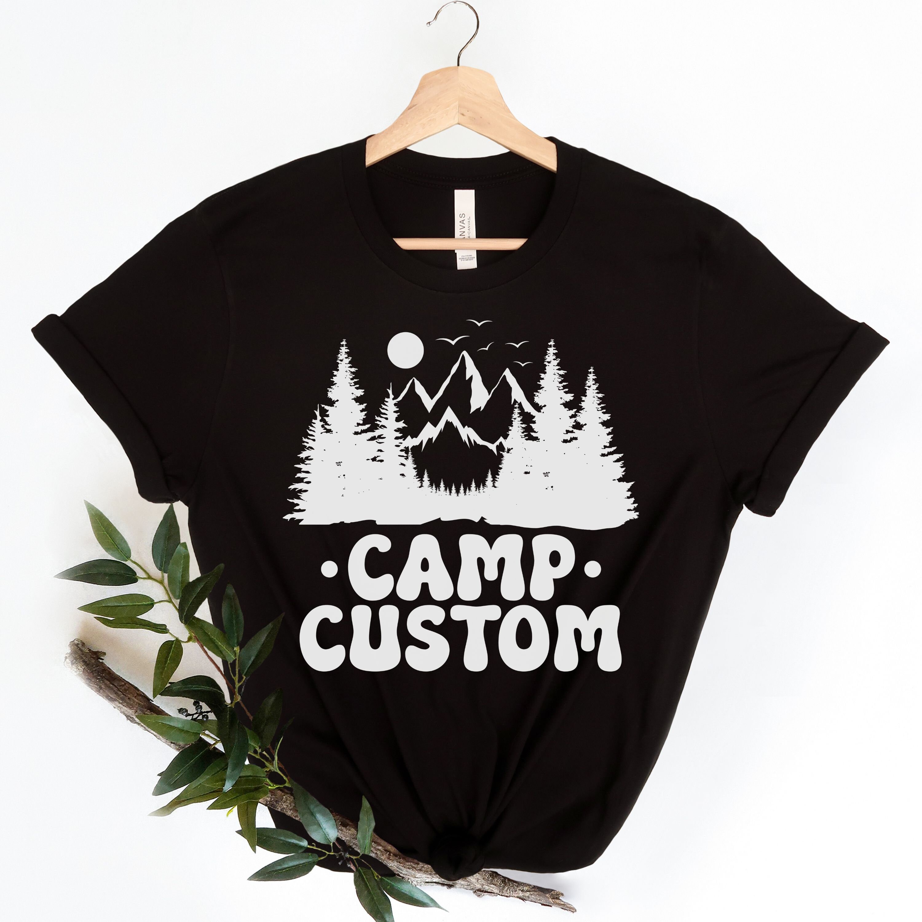 Custom Camp Shirt, Personalized Camping Shirt, Matching Family Camping ...