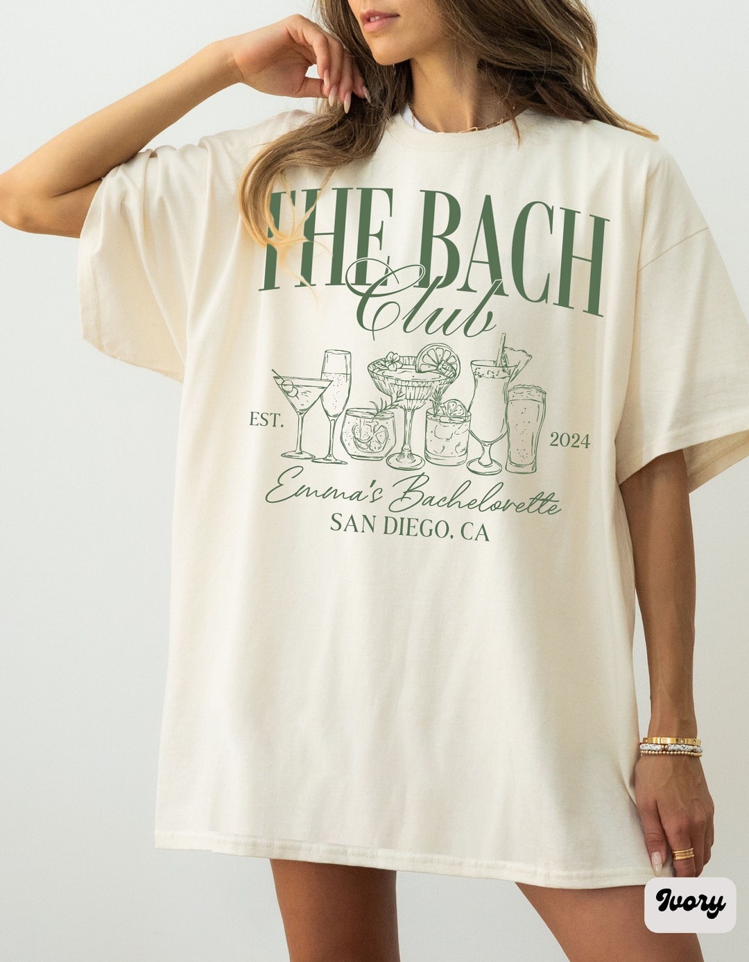 Luxury Bachelorette Merch Comfort Colors, the Bach Club Bachelorette ...