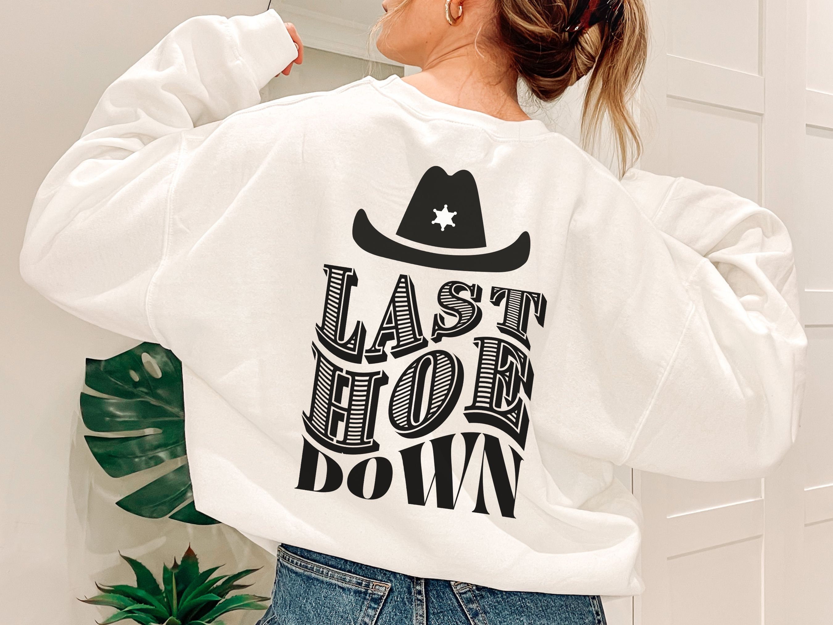 Last Hoe Down Bachelorette Sweatshirt, Matching Nashville Bridal Party ...